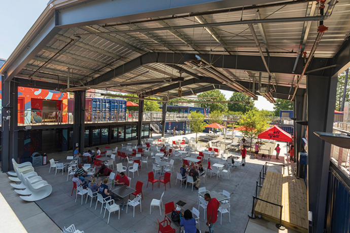 There & Back: Pack + Play at Boxyard RTP | Main & Broad